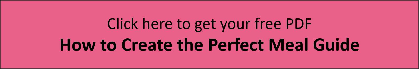 How to Create the Perfect Meal BUTTON | Debbie Harbec Coaching
